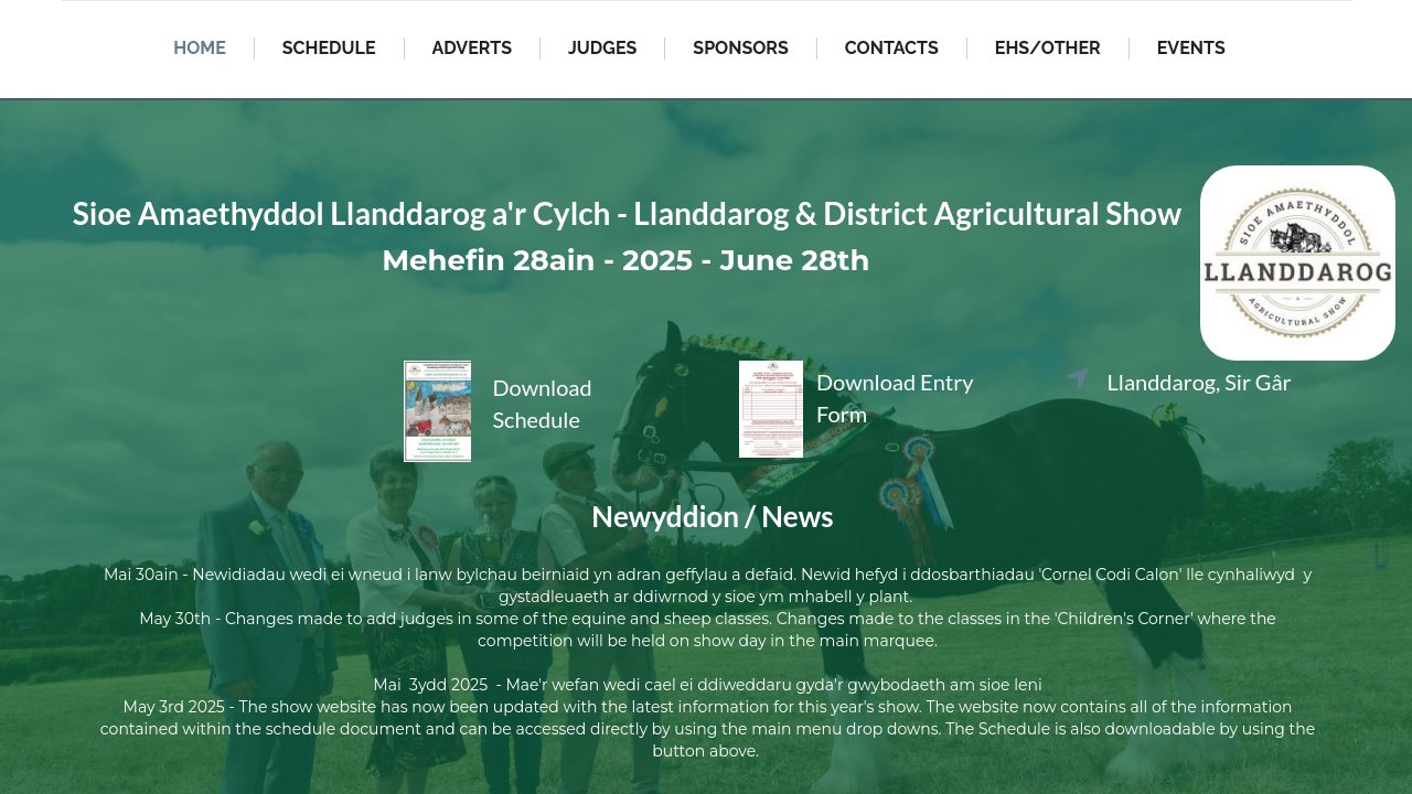 Sioe Llanddarog Show